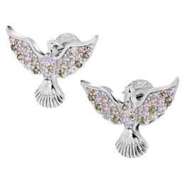 Adelia&acute;s Paar Ohrh&auml;nger ADELIA&acute;S "Ohrringe &ndash; Ohrstecker aus 925 Silber", Damen, Gr. Damen, Silber 925 (Sterlingsilber), bunt (silber), Ohrringe, Geschenkidee: zeitlos und vielseitig