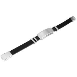 Adelia&acute;s Armband ADELIA&acute;S "Armband aus Leder 21,5 cm", schwarz, Armb&auml;nder, Herren, 22cm, Leder, Armband, Zum Verschenken &ndash; ideal zum Jubil&auml;um