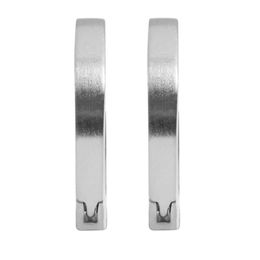 Adelia&acute;s Klappcreolen ADELIA&acute;S "Ohrringe &ndash; Klappcreole aus Edelstahl", Damen, Gr. Unisex, Edelstahl, silber, Ohrringe Klappcreolen, Eine sch&ouml;ne Geschenkidee f&uuml;r jeden Anlass