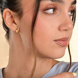 Adelia&acute;s Klappcreolen ADELIA&acute;S "Ohrringe &ndash; Klappcreole aus Edelstahl", Damen, Gr. Unisex, Edelstahl, gold, Ohrringe Klappcreolen, Perfekt als Geschenk zum Weihnachten