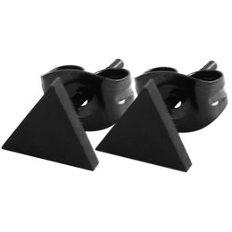 Adelia&acute;s Paar Ohrh&auml;nger ADELIA&acute;S "Ohrringe &ndash; Ohrstecker aus Edelstahl", Damen, Gr. Damen, Edelstahl, schwarz, Ohrringe, Eine sch&ouml;ne Geschenkidee f&uuml;r jeden Anlass