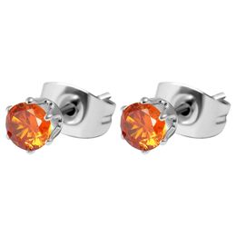 Adelia&acute;s Paar Ohrh&auml;nger ADELIA&acute;S "Ohrringe &ndash; Ohrstecker aus Edelstahl mit Zirkonia", Damen, Gr. Damen, Edelstahl, silber, Ohrringe, Zum Verschenken an Menschen, die Ihnen am Herzen liegen