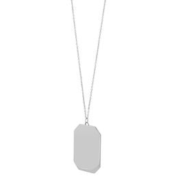 Adelia&acute;s Kette ohne Anh&auml;nger ADELIA&acute;S "Halskette mit Anh&auml;nger &ndash; aus Edelstahl", silber, Halsketten, Damen, 47cm, Edelstahl, Ideal als Geschenk &ndash; dezent und elegant