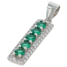 Adelia&acute;s Kettenanh&auml;nger ADELIA&acute;S "Anh&auml;nger &ndash; Herzanh&auml;nger aus 925 Silber mit Zirkonia", silber, Schmuckanh&auml;nger, Damen, Silber 925 (Sterlingsilber), Kettenanh&auml;nger, Perfekt als Geschenk zum Geburtstag