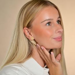 Adelia&acute;s Paar Ohrh&auml;nger ADELIA&acute;S "Ohrringe &ndash; Ohrstecker aus Edelstahl", Damen, Gr. Damen, Edelstahl, gold, Ohrringe, Ideal als Geschenk &ndash; dezent und elegant