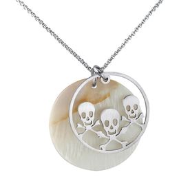 Adelia&acute;s Kettenanh&auml;nger ADELIA&acute;S "Anh&auml;nger aus Edelstahl mit Perlmutt", silber, Schmuckanh&auml;nger, Damen, Edelstahl, Kettenanh&auml;nger, Perfekt als Geschenk f&uuml;r besondere Menschen
