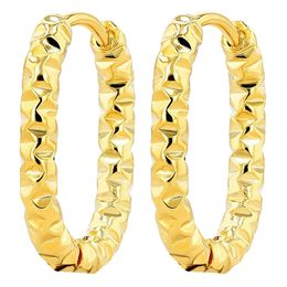 Adelia&acute;s Paar Creolen ADELIA&acute;S "Ohrringe &ndash; Creole aus Edelstahl", Damen, Gr. Damen, Edelstahl, gold, Ohrringe, Perfekt als Geschenk f&uuml;r besondere Menschen