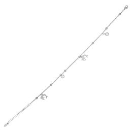 Adelia&acute;s Kettenanh&auml;nger ADELIA&acute;S "Anh&auml;nger aus Edelstahl mit Perle", silber, Schmuckanh&auml;nger, Damen, Edelstahl, Kettenanh&auml;nger, Ideal als Geschenk zum einfach so