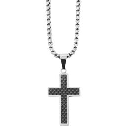 Adelia&acute;s Kette ohne Anh&auml;nger ADELIA&acute;S "Halskette mit Anh&auml;nger &ndash; Kreuz aus Edelstahl", silber, Halsketten, Damen, 50cm, Edelstahl, Eine sch&ouml;ne Geschenkidee f&uuml;r jeden Anlass