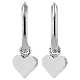 Adelia&acute;s Kettenanh&auml;nger ADELIA&acute;S "Anh&auml;nger &ndash; Herz Herzanh&auml;nger aus Edelstahl", silber, Schmuckanh&auml;nger, Damen, Edelstahl, Kettenanh&auml;nger, Perfekt zum Verschenken an besondere Menschen