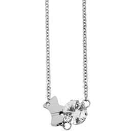 Adelia&acute;s Kette ohne Anh&auml;nger ADELIA&acute;S "Halskette mit Anh&auml;nger &ndash; aus Edelstahl", silber, Halsketten, Damen, 48cm, Edelstahl, Ein kleines Geschenk mit gro&szlig;er Wirkung