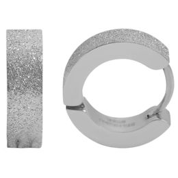 Adelia&acute;s Klappcreolen ADELIA&acute;S "Ohrringe &ndash; Klappcreole aus Edelstahl", Damen, Gr. Damen, Edelstahl, silber, Ohrringe Klappcreolen, Sch&ouml;ne Geschenkidee zum Geburtstag