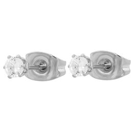 Adelia&acute;s Paar Ohrh&auml;nger ADELIA&acute;S "Ohrringe &ndash; Ohrstecker aus Edelstahl mit Zirkonia", Damen, Gr. Damen, Edelstahl, silber, Ohrringe, Ein kleines Geschenk mit gro&szlig;er Wirkung