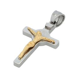 Adelia&acute;s Kettenanh&auml;nger ADELIA&acute;S "Anh&auml;nger &ndash; Kreuz Kreuzanh&auml;nger aus Edelstahl", silber, Schmuckanh&auml;nger, Damen, Edelstahl, Kettenanh&auml;nger, Ein stilvolles Geschenk f&uuml;r besondere Momente