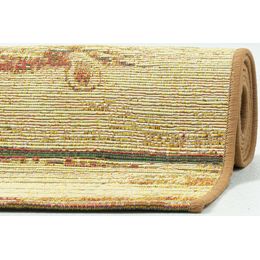 Teppich Sansibar "Rantum Beach SA-029", braun, B:80cm H:5mm L:165cm, Polypropylen, Teppiche, Teppich, Flachgewebe, modernes Design, Motiv Holzdielen, In- & Outdoor geeignet