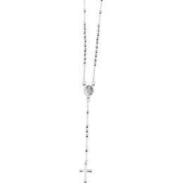 Adelia&acute;s Gliederkette ADELIA&acute;S "Halskette &ndash; Rosenkranzkette aus Edelstahl 48 cm", silber, Halsketten, Damen, 48cm, Edelstahl, Gliederkette, Ein stilvolles Geschenk f&uuml;r besondere Momente