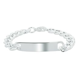 Adelia&acute;s Armband ADELIA&acute;S "Armband &ndash; Panzerarmband aus Edelstahl 21 cm", silber, Armb&auml;nder, Damen, 21cm, Edelstahl, Armband, Sch&ouml;ne Geschenkidee zum einen besonderen Tag