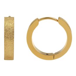 Adelia&acute;s Klappcreolen ADELIA&acute;S "Ohrringe &ndash; Klappcreole aus Edelstahl", Damen, Gr. Damen, Edelstahl, gold, Ohrringe Klappcreolen, Ideal als Geschenk zum einen besonderen Tag