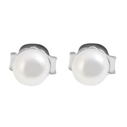 Adelia&acute;s Paar Ohrh&auml;nger ADELIA&acute;S "Ohrringe &ndash; Ohrstecker aus 925 Silber mit S&uuml;&szlig;wasserperle", Damen, Gr. Damen, Silber 925 (Sterlingsilber), silber, Ohrringe, Perfekt zum Verschenken an besondere Menschen
