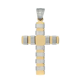 Adelia&acute;s Kettenanh&auml;nger ADELIA&acute;S "Anh&auml;nger &ndash; Kreuz Kreuzanh&auml;nger aus Edelstahl", gold (silber), Schmuckanh&auml;nger, Damen, Edelstahl, Kettenanh&auml;nger, Zum Verschenken &ndash; passend f&uuml;r viele Anl&auml;sse