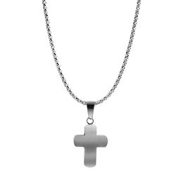 Adelia&acute;s Kettenanh&auml;nger ADELIA&acute;S "Anh&auml;nger &ndash; Kreuz Kreuzanh&auml;nger aus Edelstahl", silber, Schmuckanh&auml;nger, Damen, Edelstahl, Kettenanh&auml;nger, Perfekt als Geschenk f&uuml;r besondere Menschen