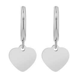 Adelia&acute;s Kettenanh&auml;nger ADELIA&acute;S "Anh&auml;nger &ndash; Herzanh&auml;nger aus Edelstahl", silber, Schmuckanh&auml;nger, Damen, Edelstahl, Kettenanh&auml;nger, Ein kleines Geschenk mit gro&szlig;er Wirkung