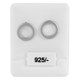 Adelia&acute;s Paar Ohrh&auml;nger ADELIA&acute;S "Ohrringe &ndash; Ohrstecker aus 925 Silber", Damen, Gr. Damen, Silber 925 (Sterlingsilber), silber, Ohrringe, Ideal zum Verschenken &ndash; schlicht und stilvoll