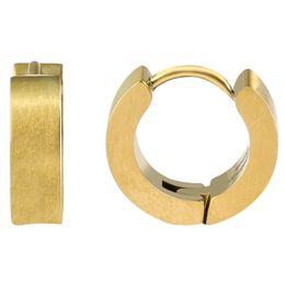 Adelia&acute;s Paar Creolen ADELIA&acute;S "Ohrringe &ndash; Creole aus Edelstahl", Damen, Gr. Unisex, Edelstahl, gold, Ohrringe, Ideal zum Verschenken &ndash; schlicht und stilvoll