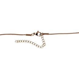 Adelia&acute;s Kette ohne Anh&auml;nger ADELIA&acute;S "Halskette mit Anh&auml;nger &ndash; aus Edelstahl", rosa (gold), Halsketten, Damen, 58cm, Edelstahl, Ideal als Geschenk &ndash; dezent und elegant