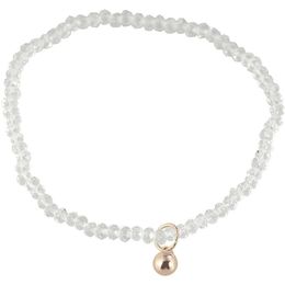 Adelia&acute;s Armband ADELIA&acute;S "Armband aus 18 cm", rosa (gold), Armb&auml;nder, Damen, 18cm, Armband, Eine sch&ouml;ne Geschenkidee f&uuml;r jeden Anlass