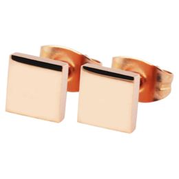 Adelia&acute;s Paar Ohrh&auml;nger ADELIA&acute;S "Ohrringe &ndash; Ohrstecker aus Edelstahl", Damen, Gr. Damen, Edelstahl, gold, Ohrringe, Ideal zum Verschenken &ndash; schlicht und stilvoll