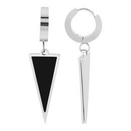 Adelia&acute;s Kettenanh&auml;nger ADELIA&acute;S "Anh&auml;nger aus Edelstahl", schwarz (silber), Schmuckanh&auml;nger, Damen, Edelstahl, Kettenanh&auml;nger, Zum Verschenken &ndash; ideal zum Muttertag