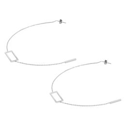 Adelia&acute;s Paar Ohrh&auml;nger ADELIA&acute;S "Ohrringe aus Edelstahl", Damen, Gr. Damen, Edelstahl, silber, Ohrringe, Ideal zum Verschenken &ndash; schlicht und stilvoll