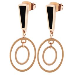 Adelia&acute;s Paar Ohrh&auml;nger ADELIA&acute;S "Ohrringe &ndash; Ohrstecker aus Edelstahl", Damen, Gr. Damen, Edelstahl, rosa (gold), Ohrringe, Zum Verschenken &ndash; passend f&uuml;r viele Anl&auml;sse