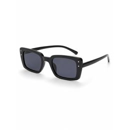 Sonnenbrille "Lissabon", Damen, schwarz, Collezione Alessandro, unifarben, Sonnenbrillen Sonnenbrille, mit schwarzen Linsen