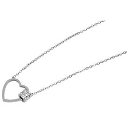 Adelia&acute;s Kette ohne Anh&auml;nger ADELIA&acute;S "Halskette mit Anh&auml;nger &ndash; Herz aus Edelstahl", silber, Halsketten, Damen, 48cm, Edelstahl, Ein kleines Geschenk mit gro&szlig;er Wirkung