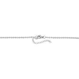 Adelia&acute;s Kette ohne Anh&auml;nger ADELIA&acute;S "Halskette &ndash; Ankerkette Medaillon aus Edelstahl 43 cm", silber, Halsketten, Damen, 43cm, Edelstahl, Zum Verschenken an Menschen, die Ihnen am Herzen liegen