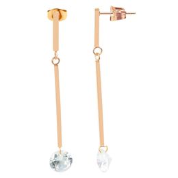 Adelia&acute;s Paar Ohrh&auml;nger ADELIA&acute;S "Ohrringe &ndash; Ohrstecker aus Edelstahl", Damen, Gr. Damen, Edelstahl, gold, Ohrringe, Ein stilvolles Geschenk f&uuml;r besondere Momente