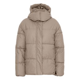 Wintermantel B.Young "Jacke BYAZUA", Damen, Gr. 42, braun (walnut), Obermaterial: 100% Polyester PES., M&auml;ntel Wintermantel