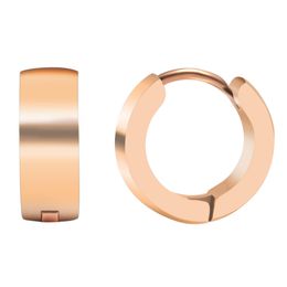 Adelia&acute;s Klappcreolen ADELIA&acute;S "Ohrringe &ndash; Klappcreole aus Edelstahl", Damen, Gr. Damen, Edelstahl, gold, Ohrringe Klappcreolen, Zum Verschenken &ndash; ideal zum Muttertag