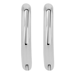 Adelia&acute;s Klappcreolen ADELIA&acute;S "Ohrringe &ndash; Klappcreole aus Titan", Damen, Gr. Unisex, Titan, silber, Ohrringe Klappcreolen, Ideal als Geschenk &ndash; dezent und elegant