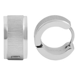 Adelia&acute;s Klappcreolen ADELIA&acute;S "Ohrringe &ndash; Klappcreole aus Edelstahl", Damen, Gr. Damen, Edelstahl, silber, Ohrringe Klappcreolen, Sch&ouml;ne Geschenkidee zum Valentinstag