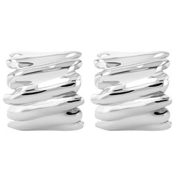 Adelia&acute;s Paar Creolen ADELIA&acute;S "Ohrringe &ndash; Creole aus Edelstahl", Damen, Gr. Damen, Edelstahl, silber, Ohrringe, Ideal als Geschenk &ndash; dezent und elegant