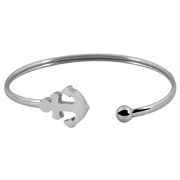 Adelia&acute;s Armreif ADELIA&acute;S "Armband &ndash; Armreif aus Edelstahl &Oslash; 6,2 cm cm", silber, Armb&auml;nder, Damen, 6,2cm, Edelstahl, Armreif, Ideal als Geschenk &ndash; dezent und elegant