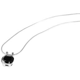 Adelia&acute;s Kette ohne Anh&auml;nger ADELIA&acute;S "Halskette mit Anh&auml;nger &ndash; aus Edelstahl", schwarz (silber), Halsketten, Damen, 58cm, Edelstahl, Zum Verschenken &ndash; passend f&uuml;r viele Anl&auml;sse