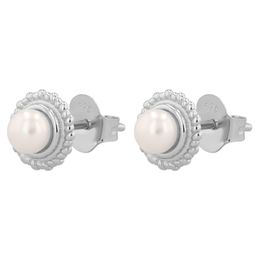 Adelia&acute;s Paar Ohrh&auml;nger ADELIA&acute;S "Ohrringe &ndash; Ohrstecker aus 925 Silber mit S&uuml;&szlig;wasserperle", Damen, Gr. Damen, Silber 925 (Sterlingsilber), silber, Ohrringe, Sch&ouml;ne Geschenkidee zum Valentinstag