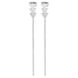 Adelia&acute;s Paar Ohrh&auml;nger ADELIA&acute;S "Ohrringe &ndash; Ohrstecker aus Edelstahl", Damen, Gr. Damen, Edelstahl, silber, Ohrringe, Perfekt als Geschenk f&uuml;r besondere Menschen