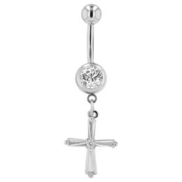 Adelia&acute;s Kettenanh&auml;nger ADELIA&acute;S "Anh&auml;nger &ndash; Kreuzanh&auml;nger aus Edelstahl", silber, Schmuckanh&auml;nger, Damen, Edelstahl, Kettenanh&auml;nger, Ideal als Geschenk zum einfach so