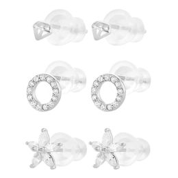 Adelia&acute;s Paar Ohrh&auml;nger ADELIA&acute;S "Ohrringe &ndash; Ohrstecker aus 925 Silber mit Zirkonia", Damen, Gr. Damen, Silber 925 (Sterlingsilber), silber, Ohrringe, Ein Geschenk, das Freude macht