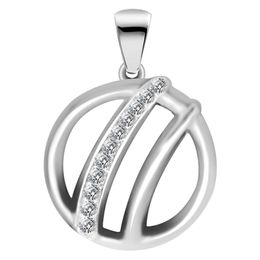 Adelia&acute;s Kettenanh&auml;nger ADELIA&acute;S "Anh&auml;nger aus 925 Silber mit Zirkonia", silber, Schmuckanh&auml;nger, Damen, Silber 925 (Sterlingsilber), Kettenanh&auml;nger, Sch&ouml;ne Geschenkidee zum einfach so